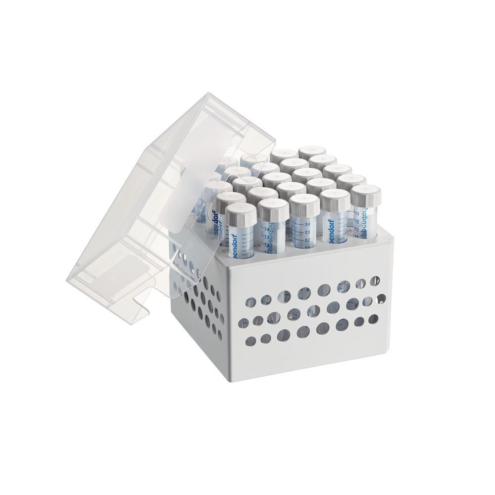 Eppendorf Storage Box 5 X 5 - 25 Tubes 3 inch Polypropylene With Lid ...